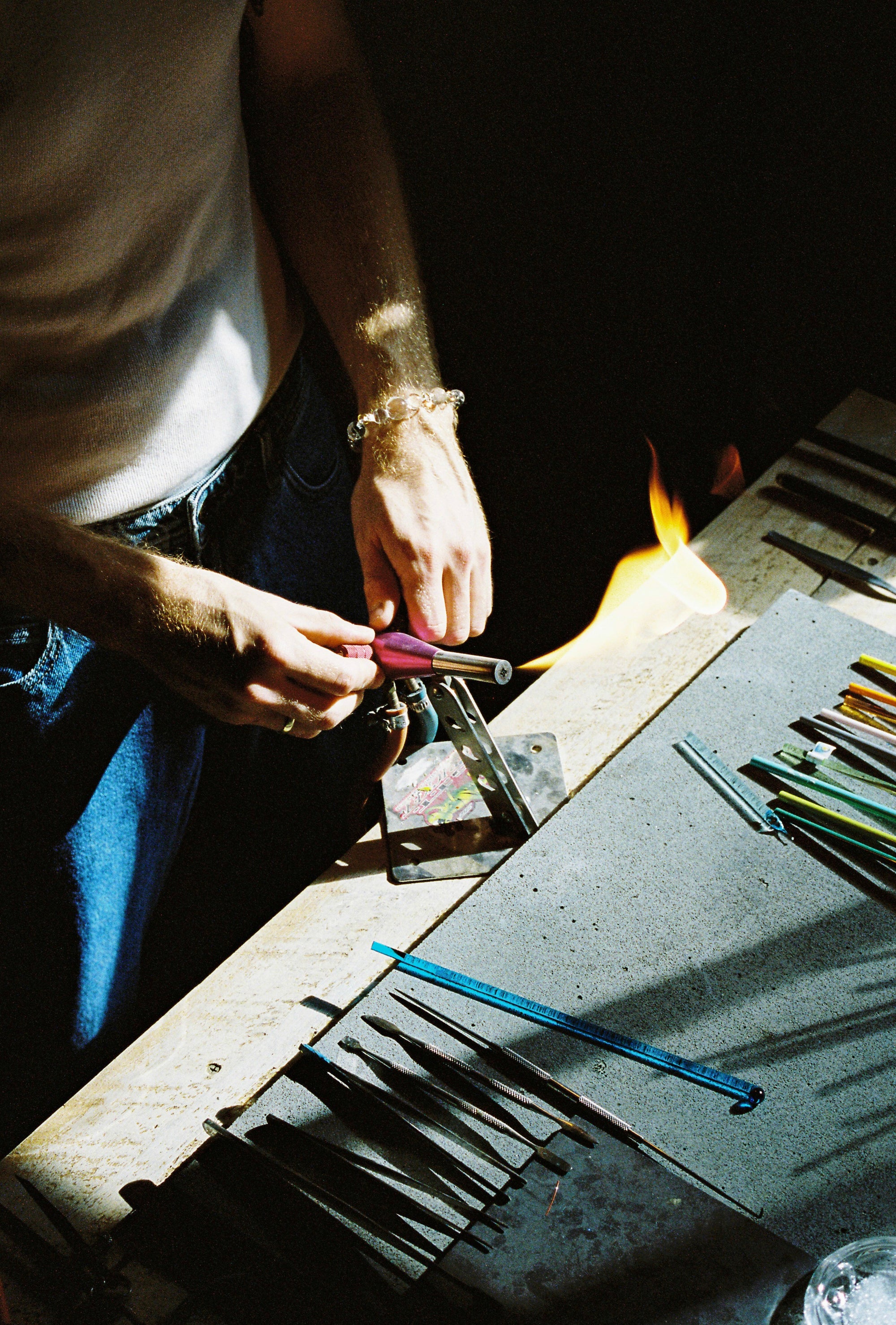 Jean Riley jewellery| Artisanal glass jewellery made in Australia.