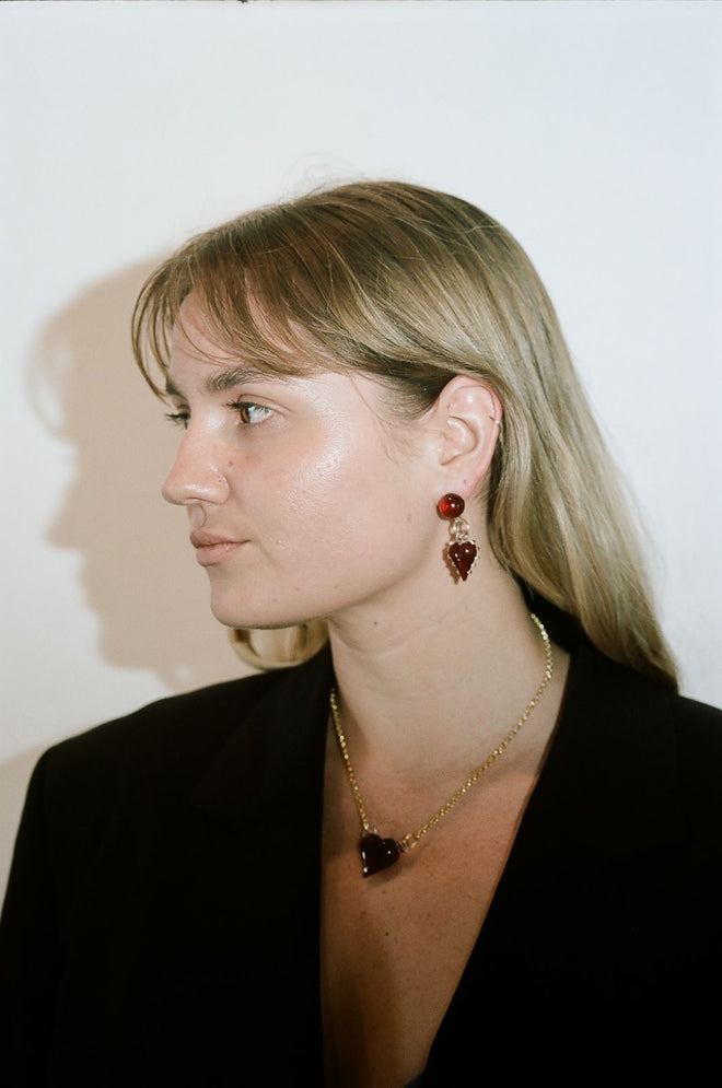 Jean Riley jewellery| Artisanal glass jewellery made in Australia.